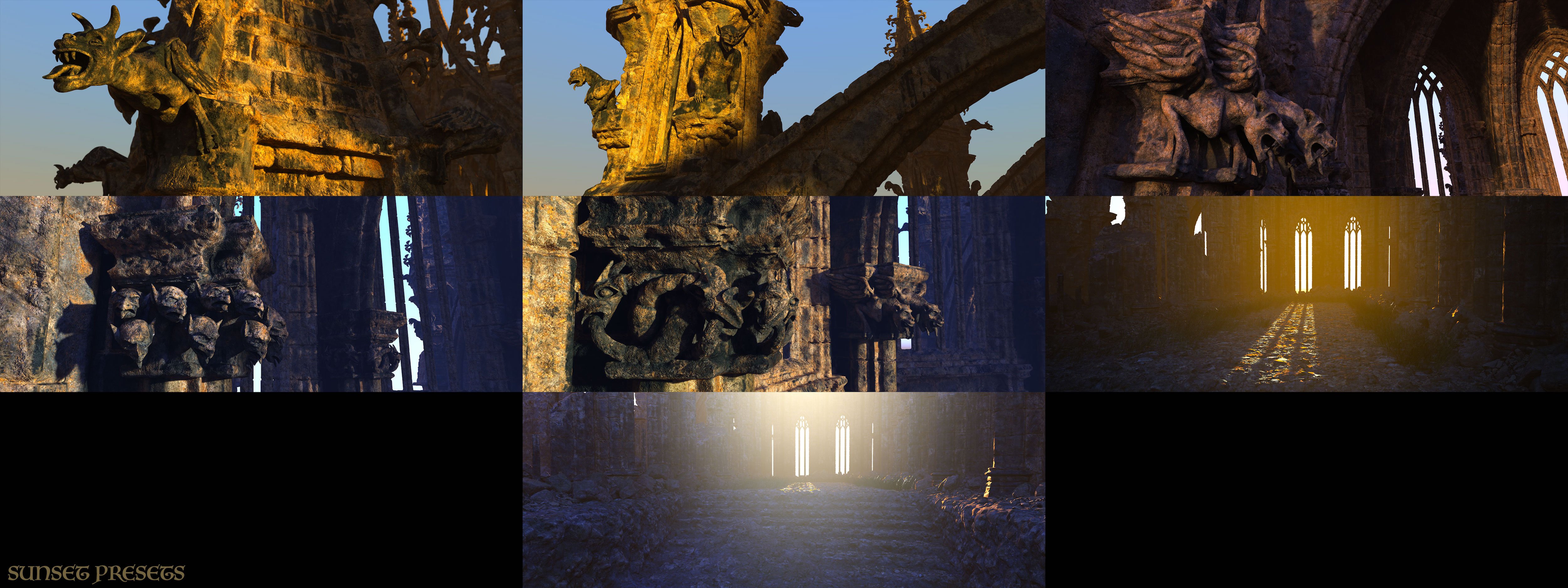 Ancient Legends - Gothic Cathedral Ruins | Daz 3D
