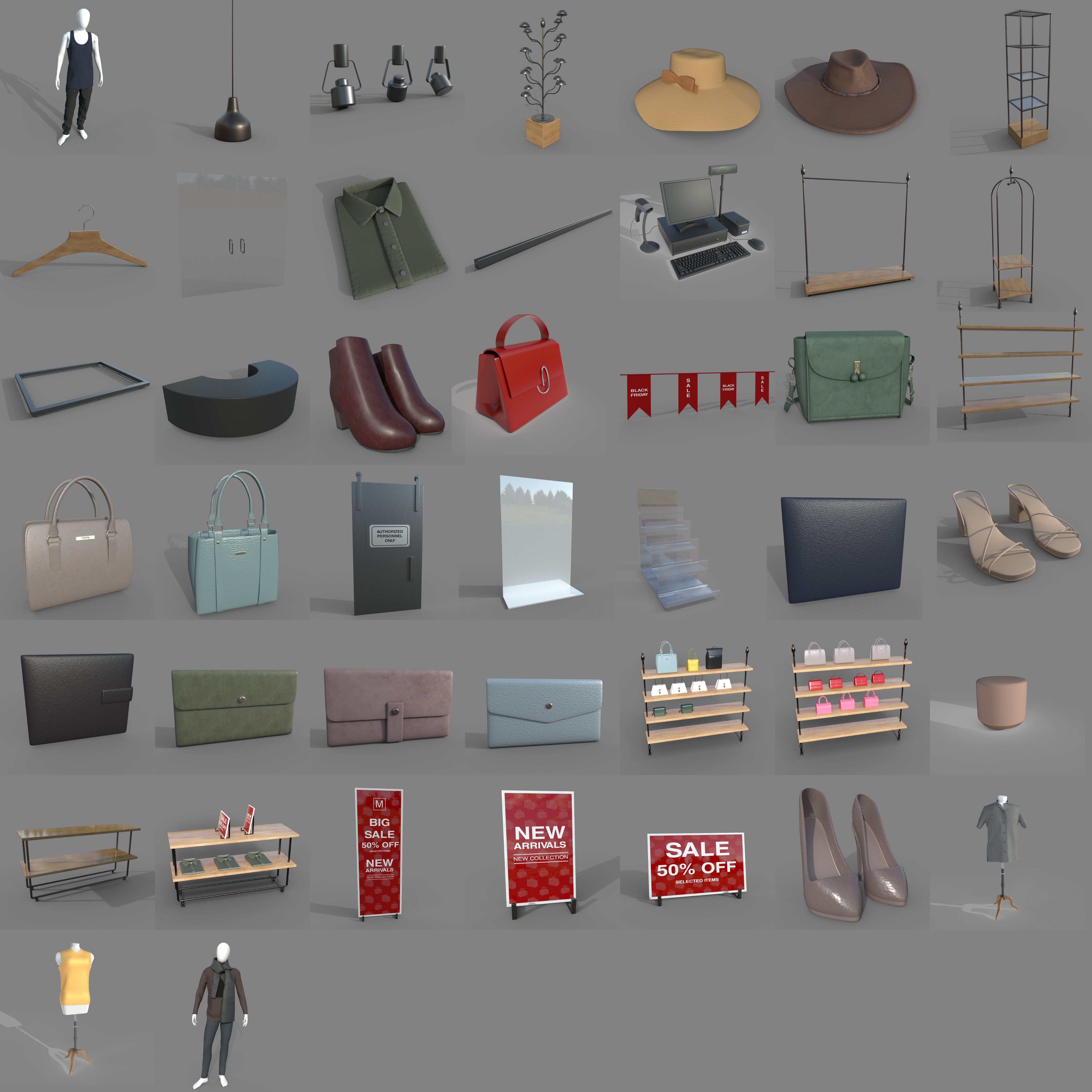 FG Clothing Boutique | Daz 3D