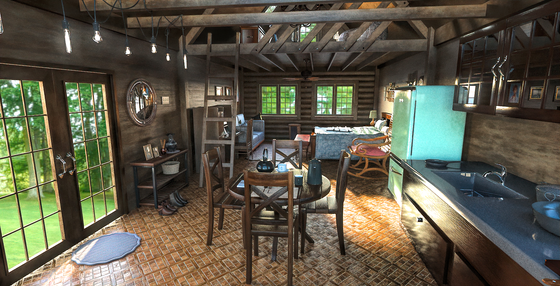FG Cabin | Daz 3D