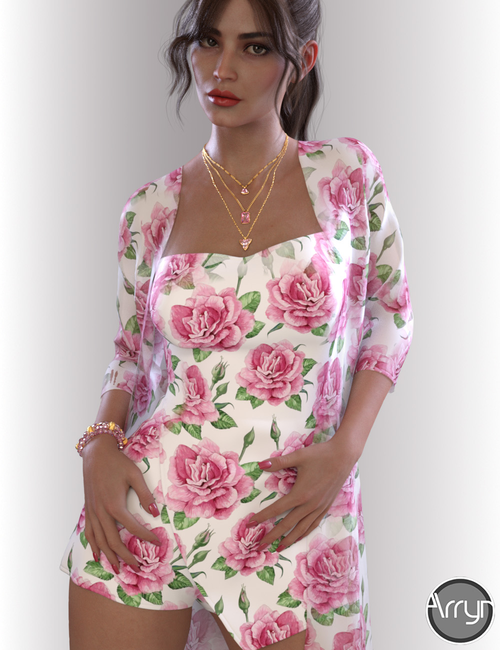 dForce Libby Holiday Outfit for Genesis 8 Females | Daz 3D