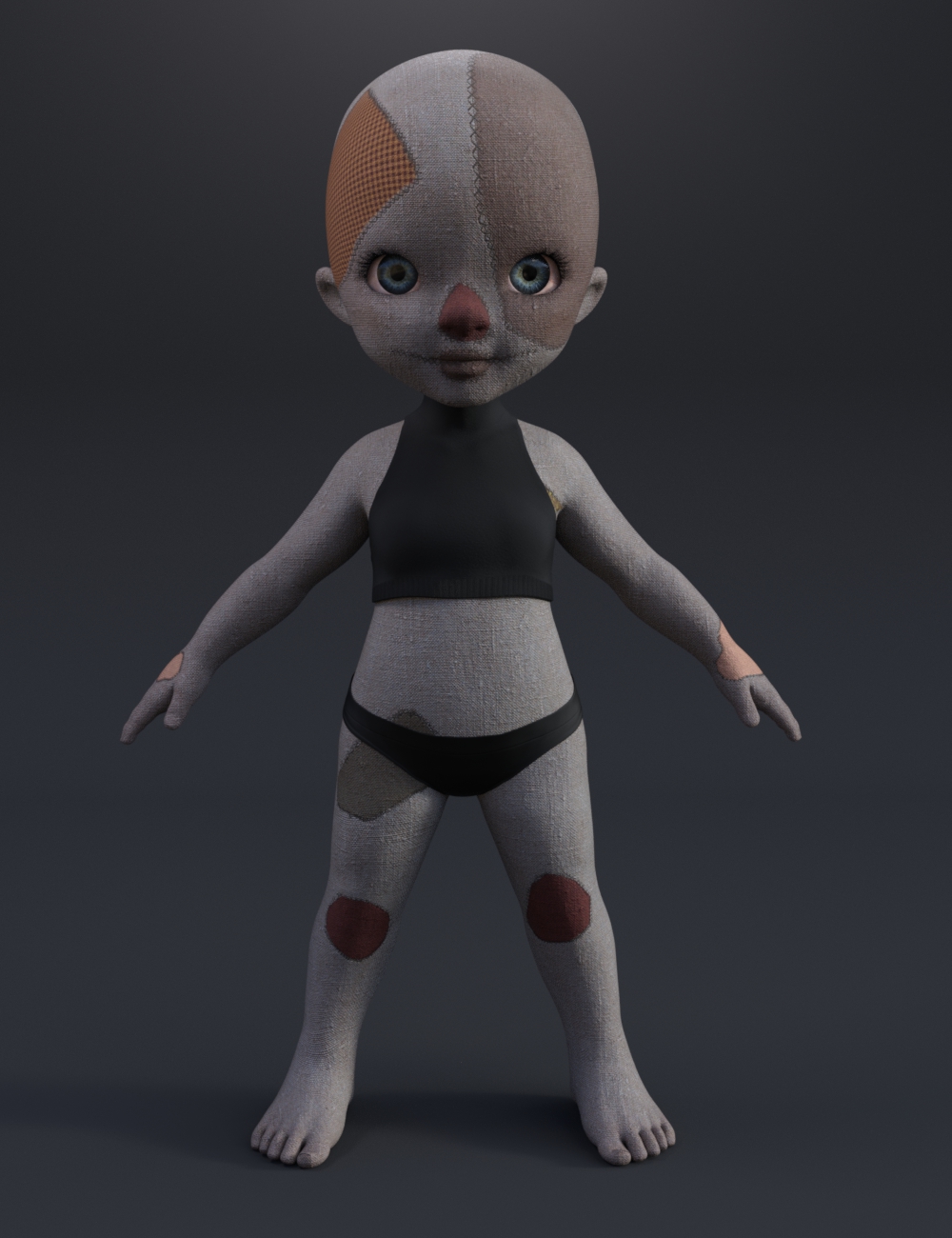 Spooky Doll Textures for Bugga Boo | Daz 3D