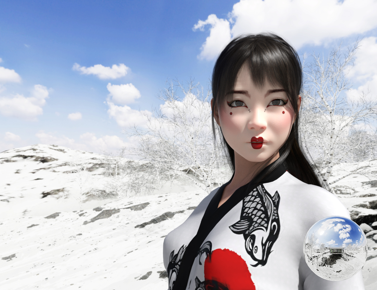 Winter Scenery HDRI | Daz 3D
