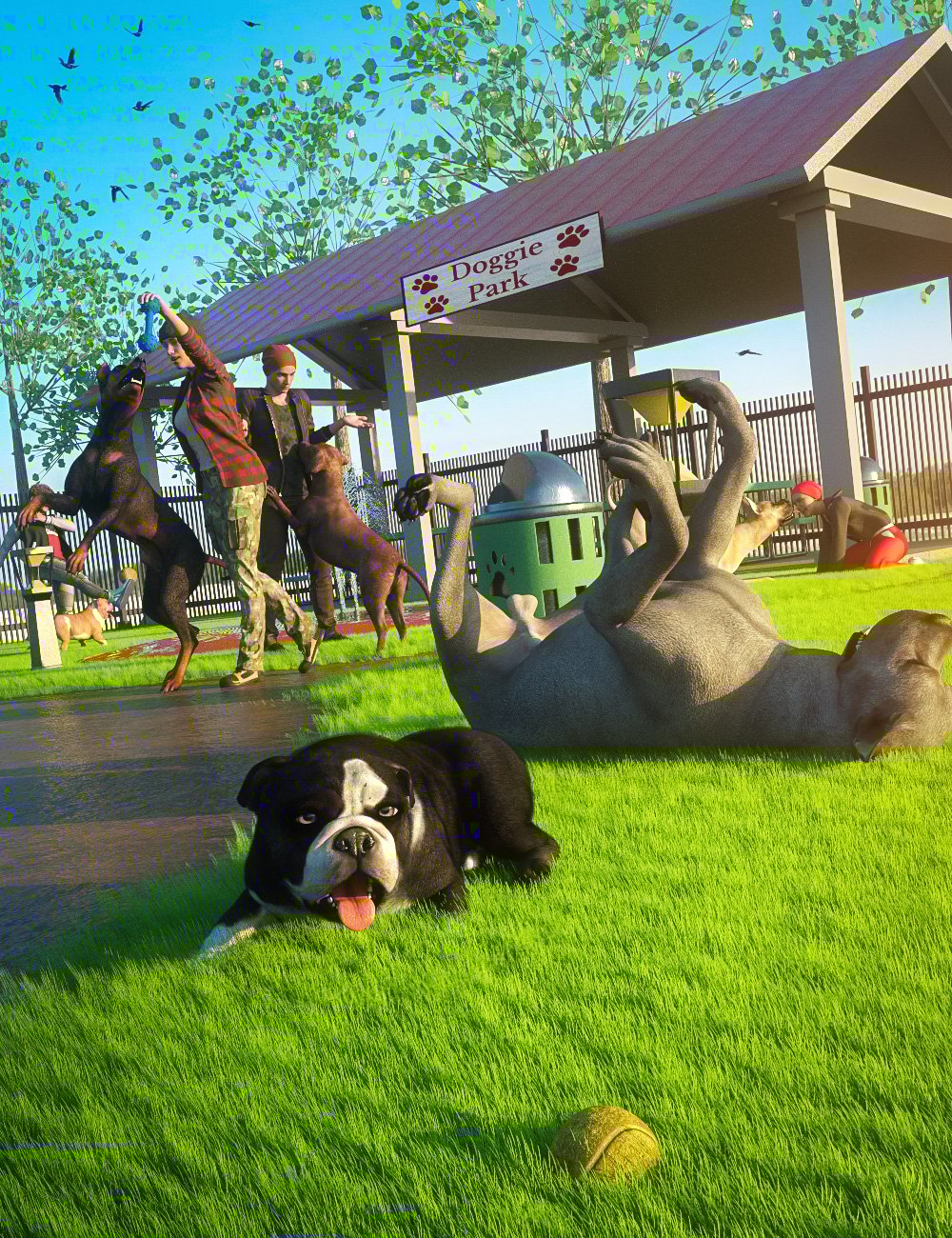 Baxter's Puppy Love Bundle | Daz 3D