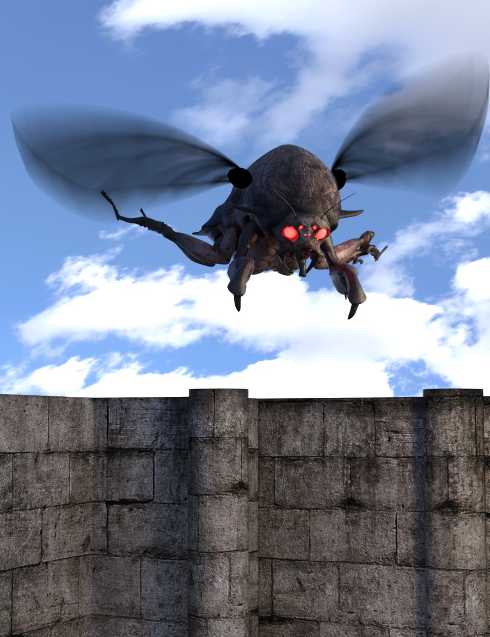Infestation Textures for Moon Bug | Daz 3D