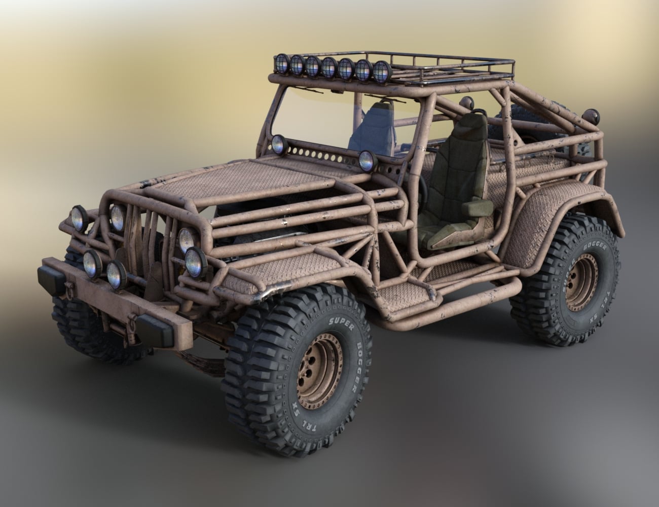 Snake Wrangler Truck | Daz 3D