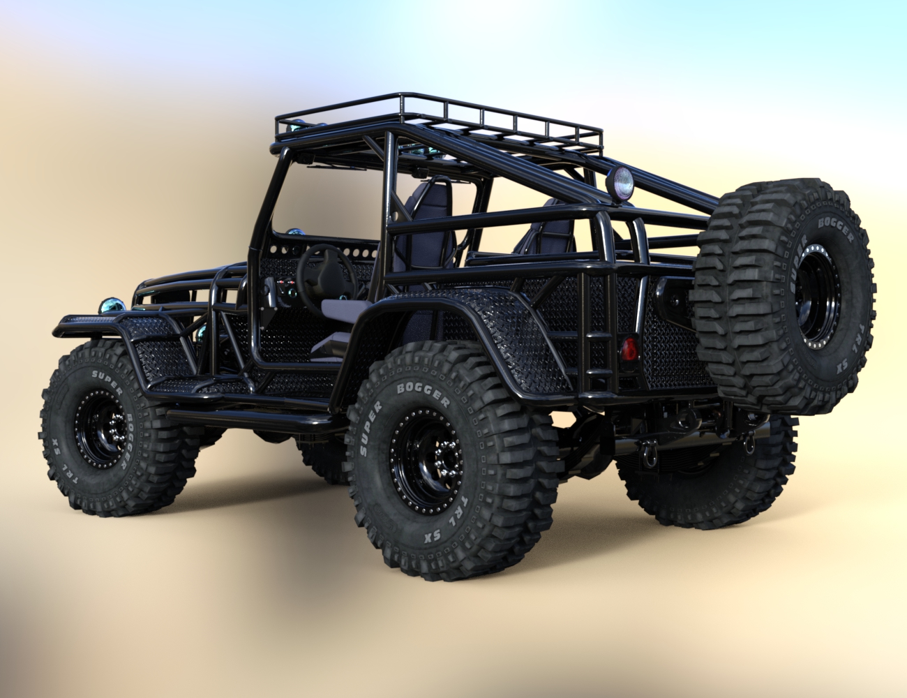 Snake Wrangler Truck | Daz 3D