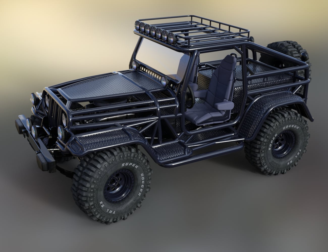 Snake Wrangler Truck | Daz 3D
