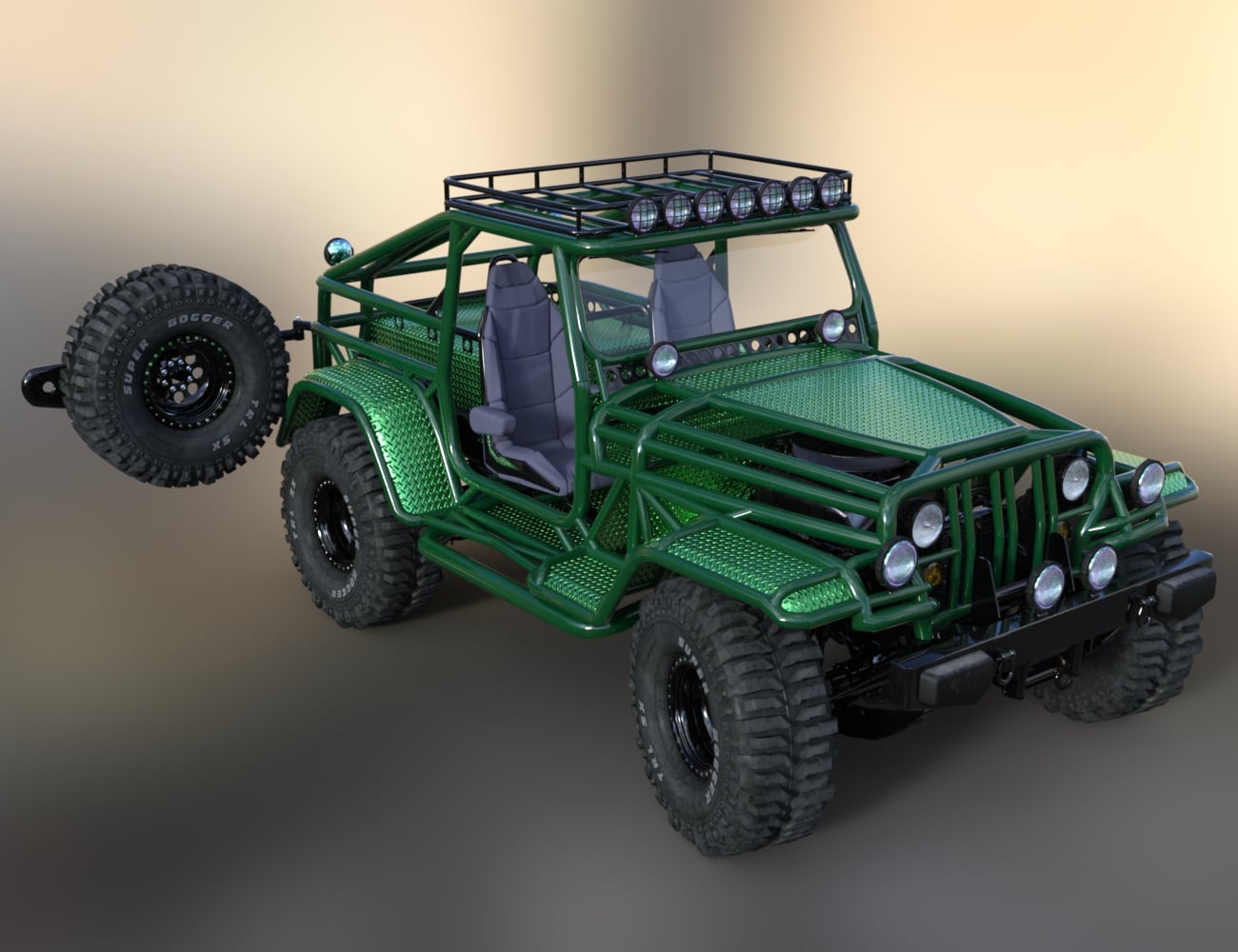 Snake Wrangler Truck | Daz 3D