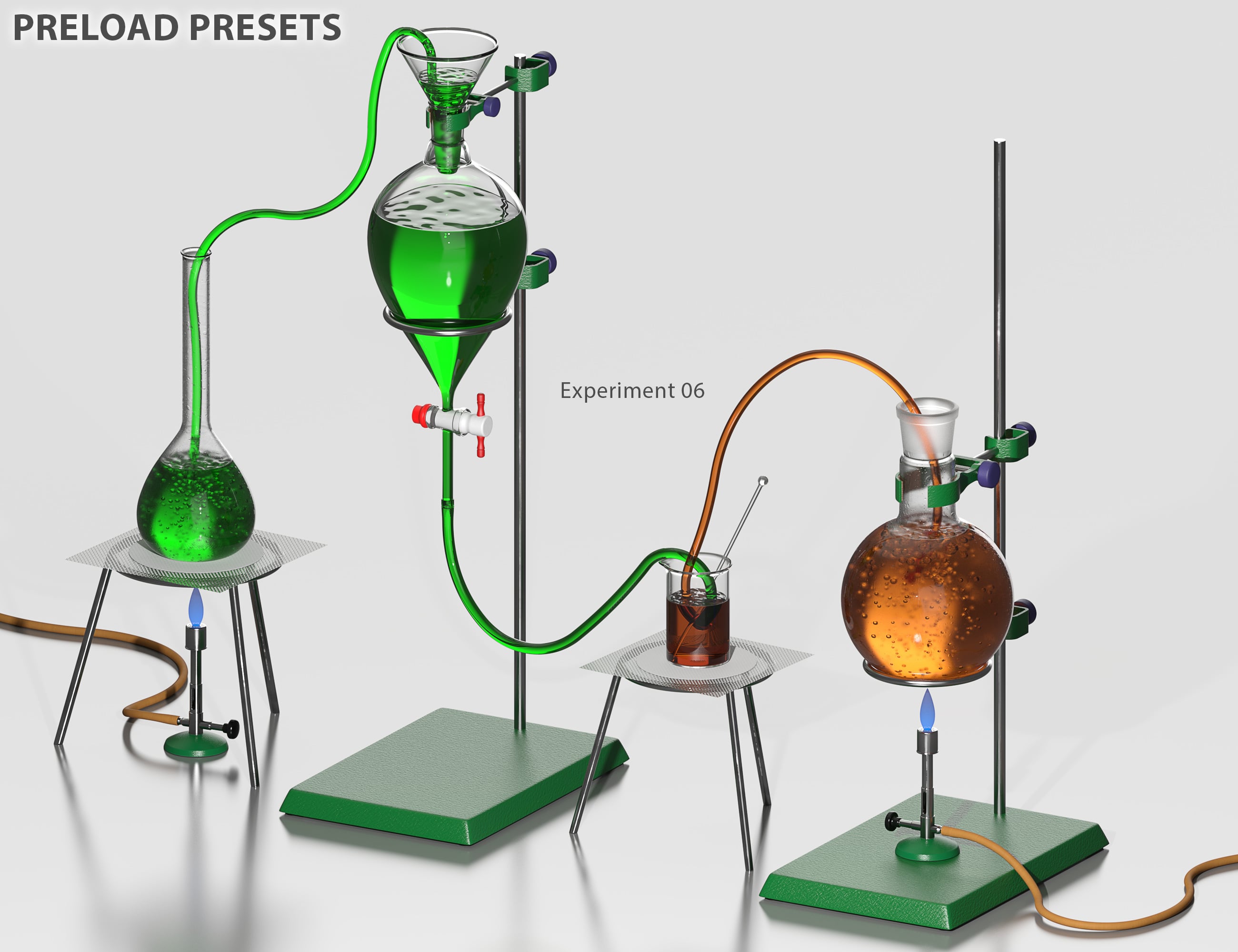 DD Science Lab Glassware | Daz 3D