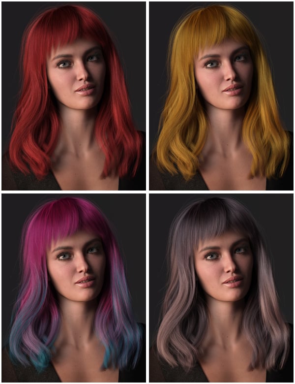 2021-02 Hair Texture Expansion | Daz 3D