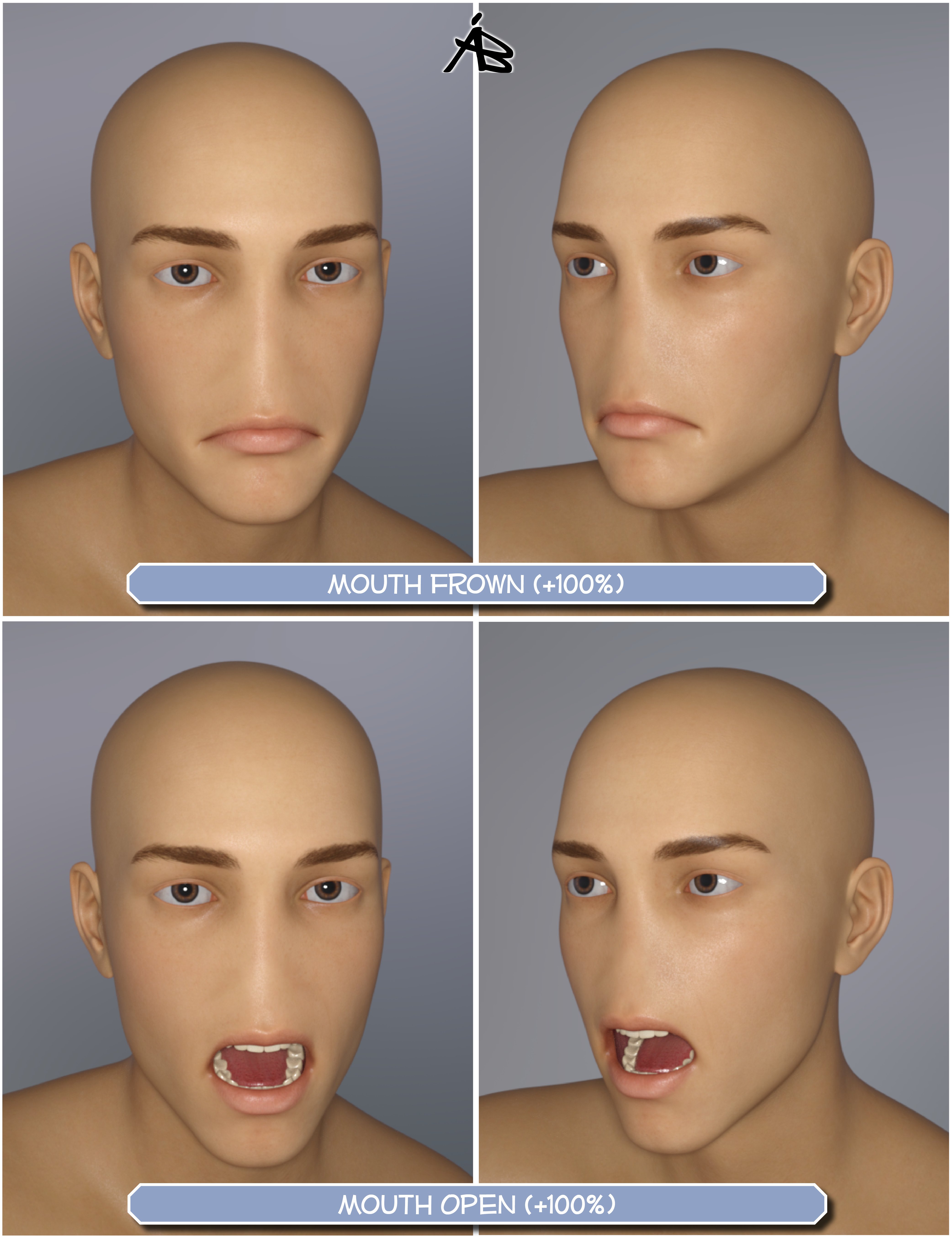 AB Perfectly Noseless for Genesis 8 Male Merchant Resource | Daz 3D