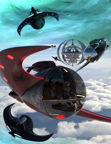 PW Gyro Wing | Daz 3D