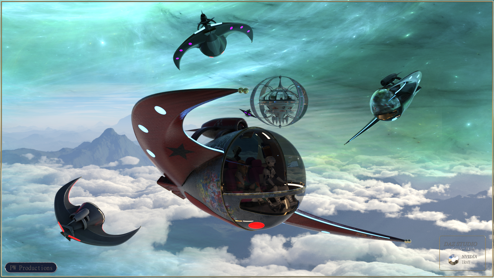 PW Gyro Wing | Daz 3D