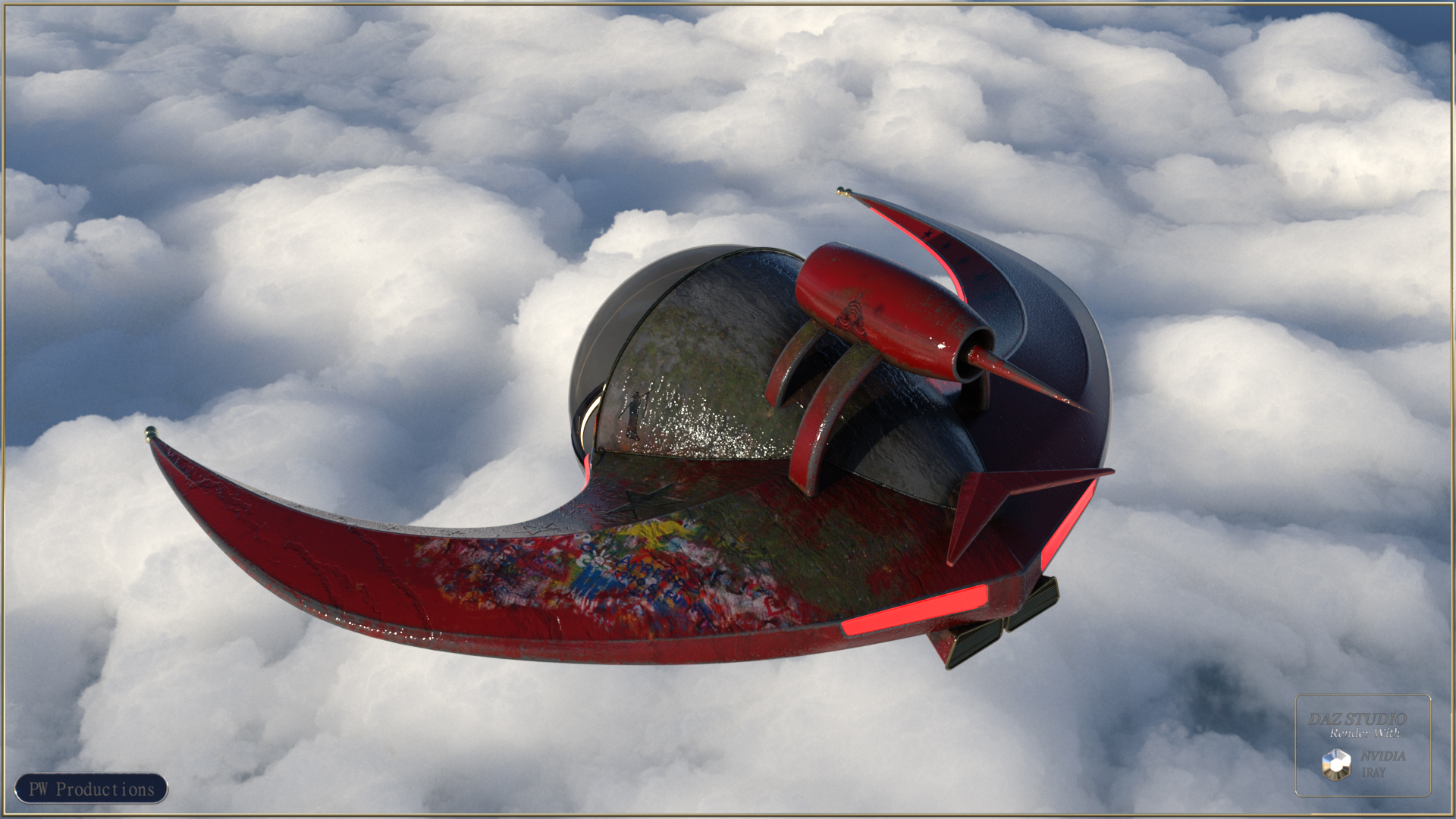 PW Gyro Wing | Daz 3D