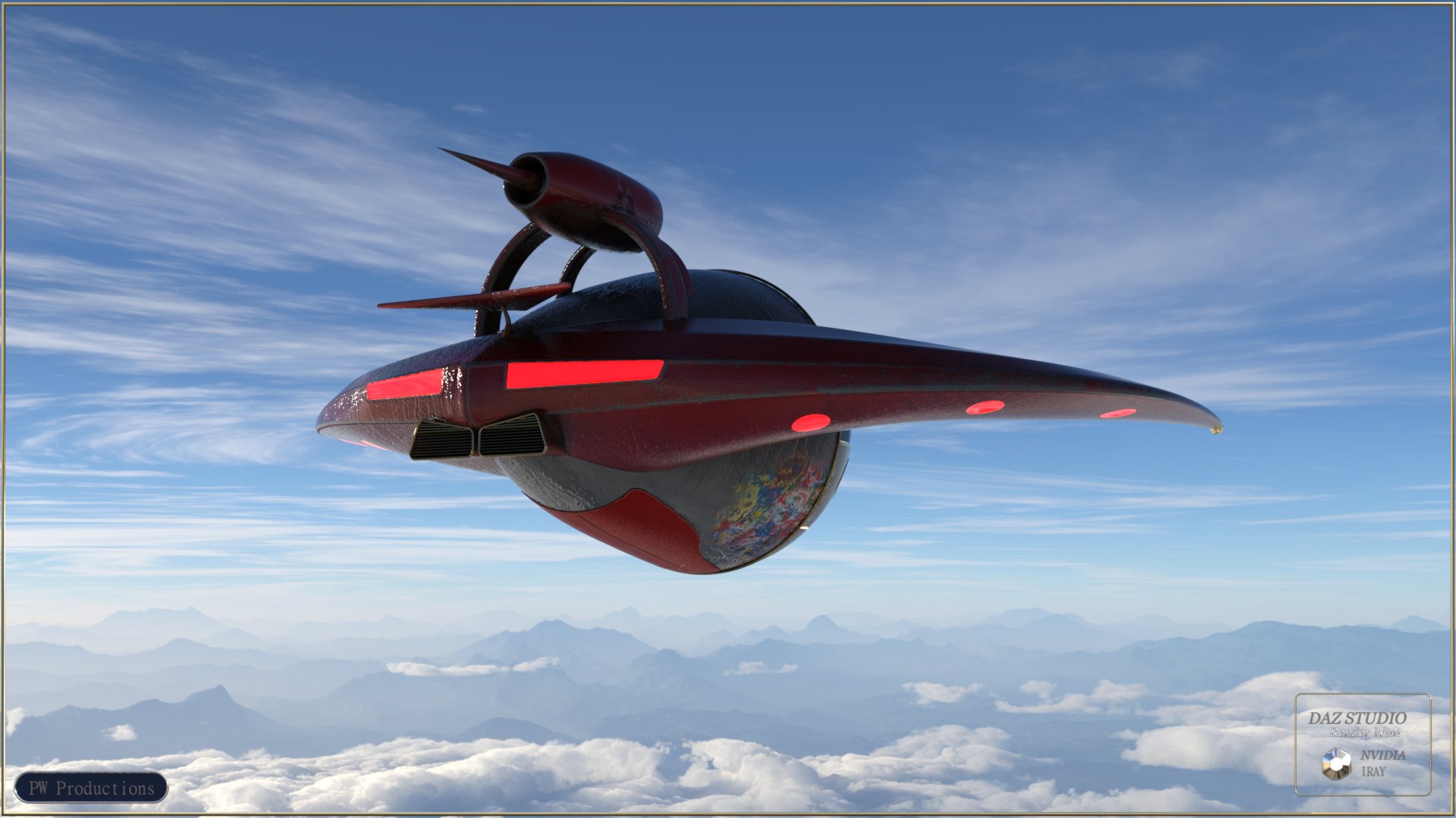 PW Gyro Wing | Daz 3D
