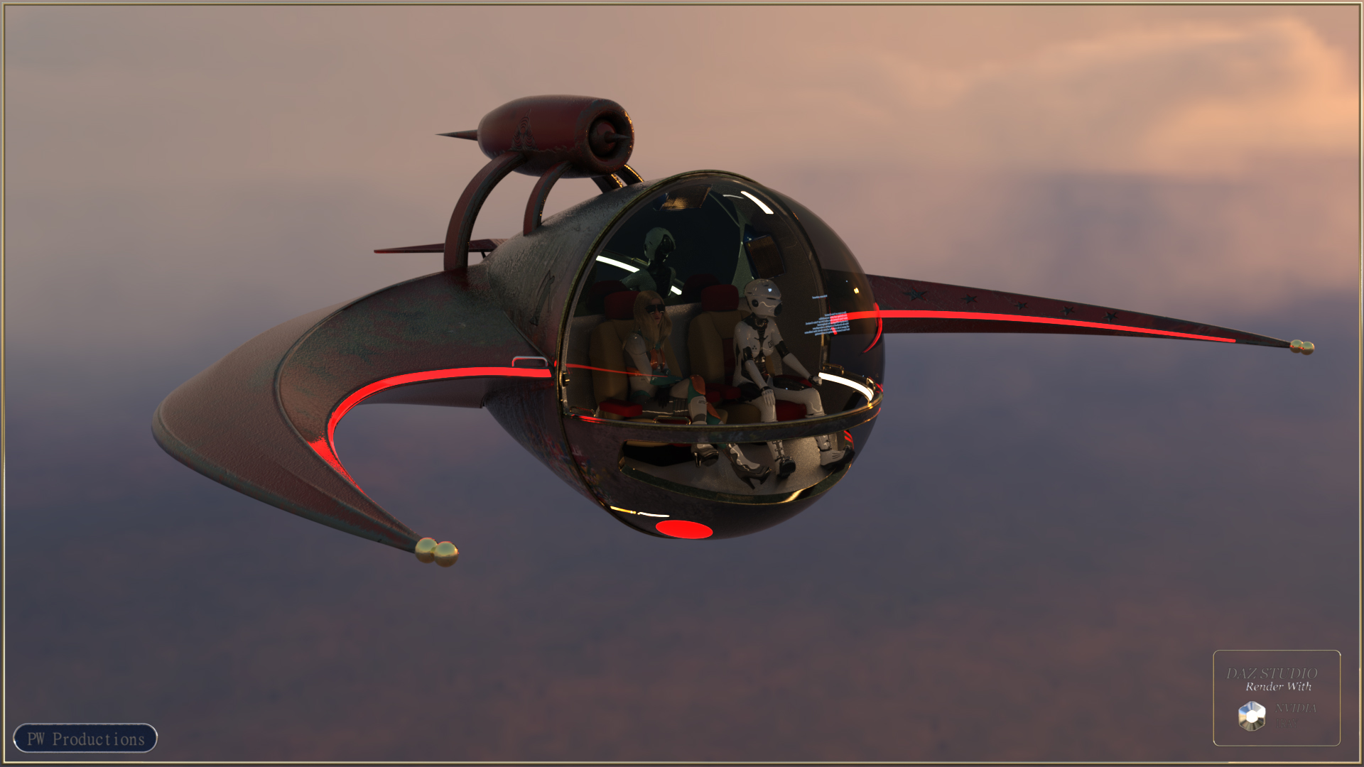 PW Gyro Wing | Daz 3D