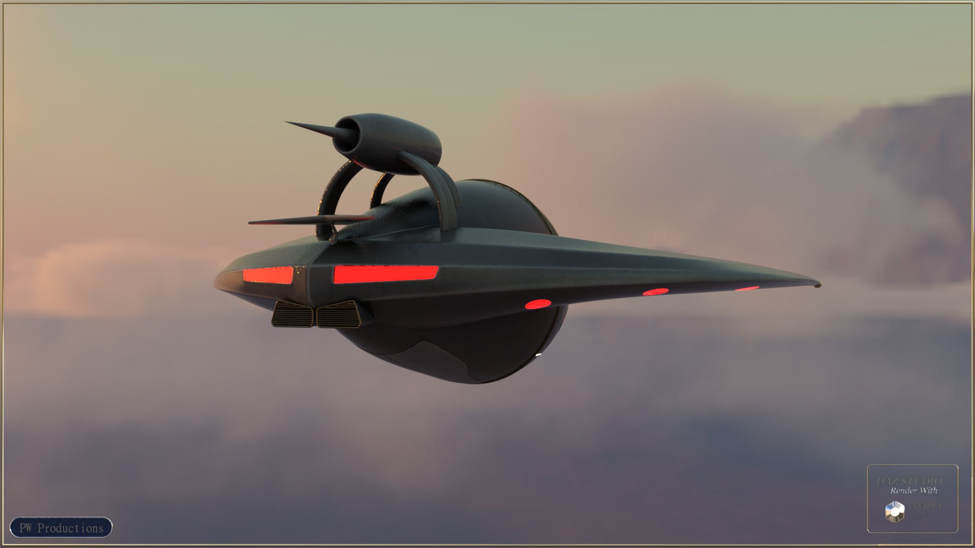 PW Gyro Wing | Daz 3D