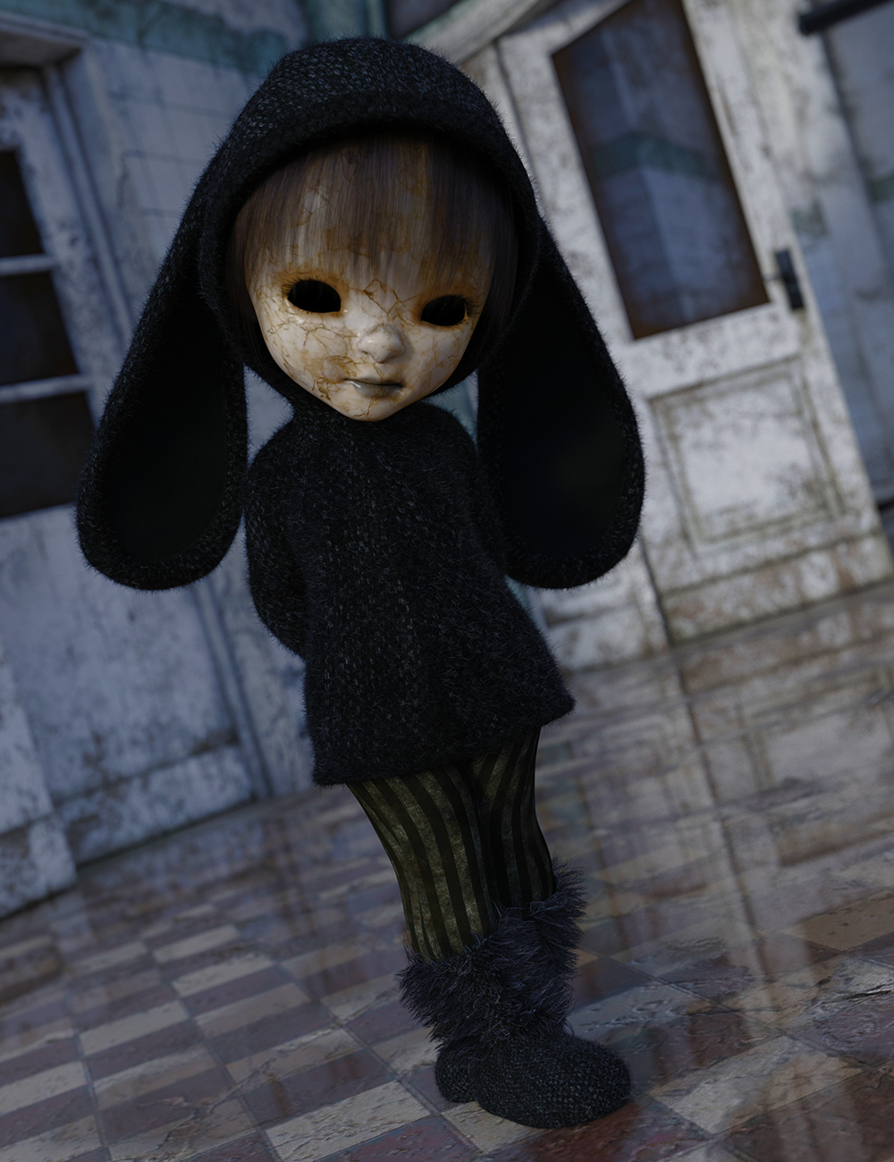 dForce BunnyBoo Outfit for Bugga Boo | Daz 3D
