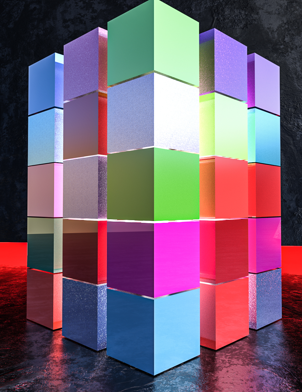 Iray Hard Surface Shaders Volume Four Brights And Neons | Daz 3D