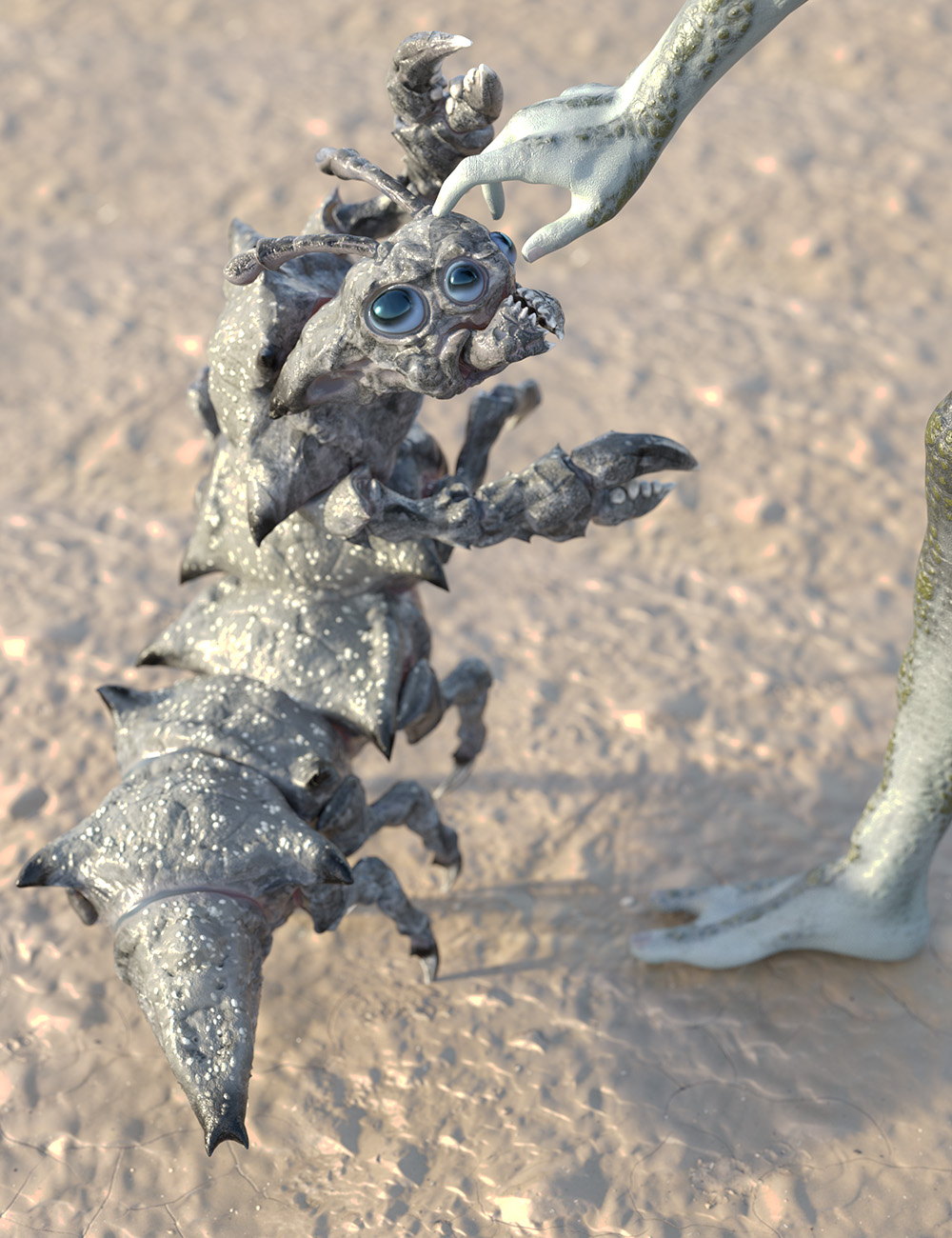 Chthonic Burrower HD | Daz 3D