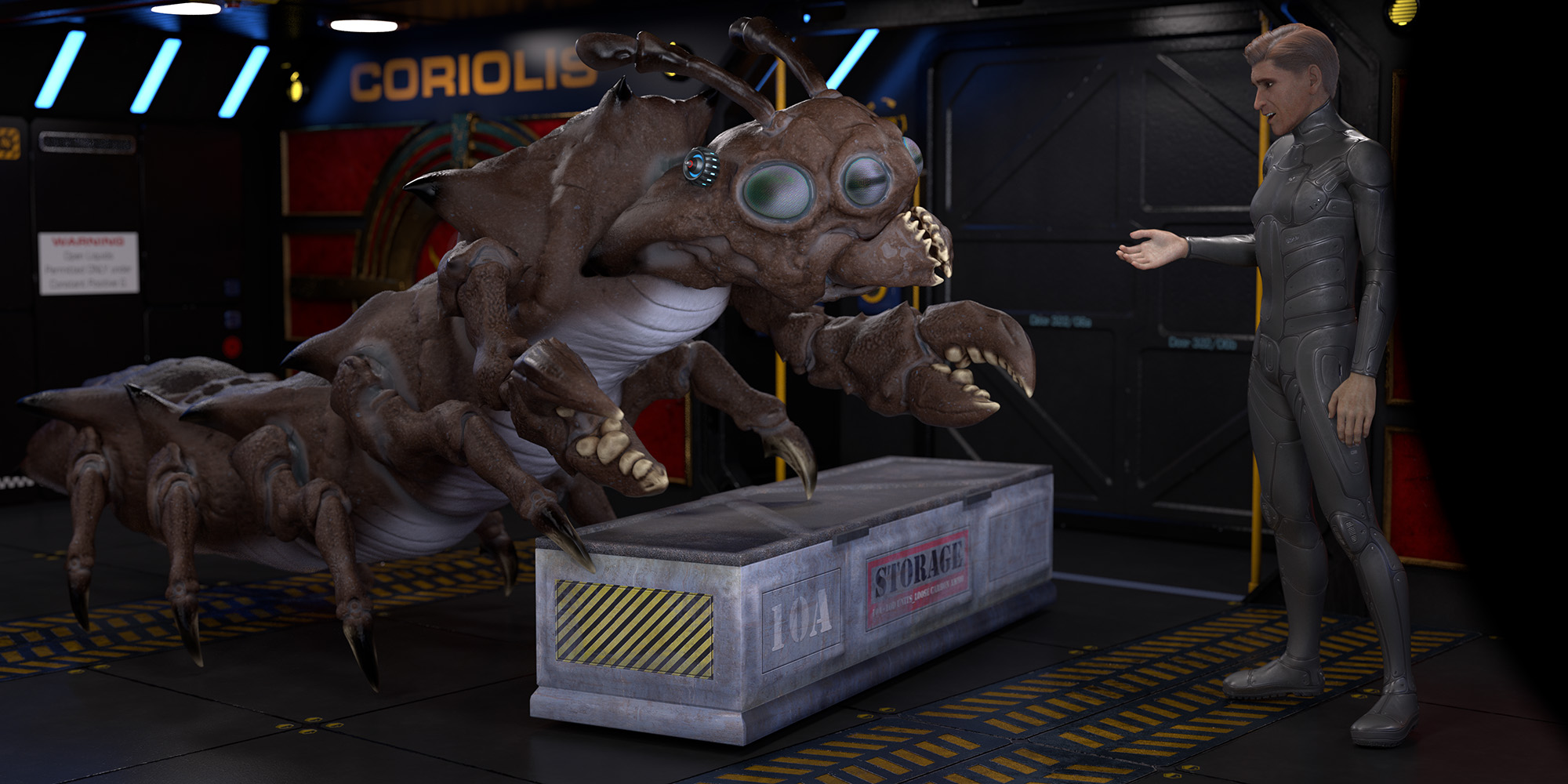 Chthonic Burrower HD | Daz 3D