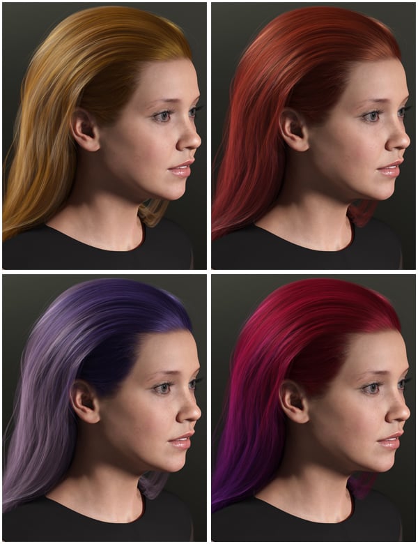2021-04 Hair Texture Expansion | Daz 3D