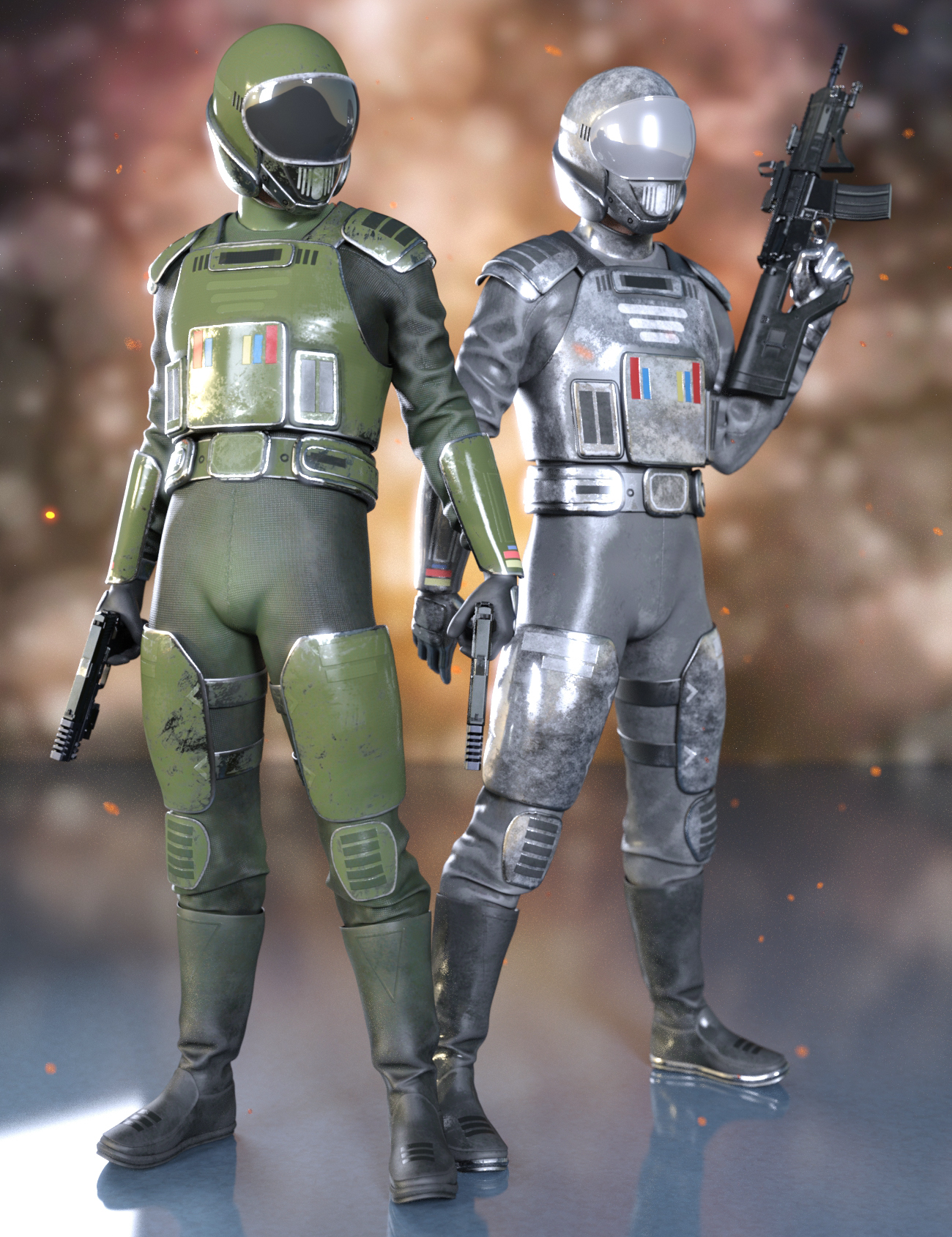 Space Explorers Bundle | Daz 3D