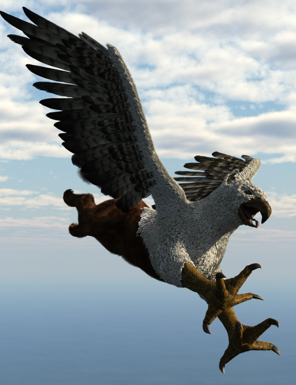 Grypho Hierarchical Poses for the Griffin | Daz 3D