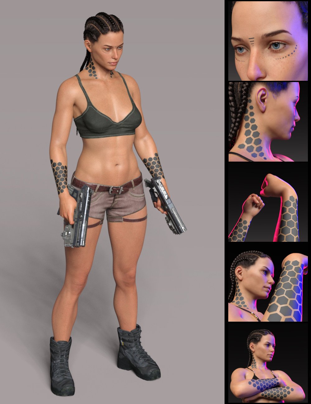 E.V.E Enhanced Virtual Entity HD for Genesis 8 Female | Daz 3D