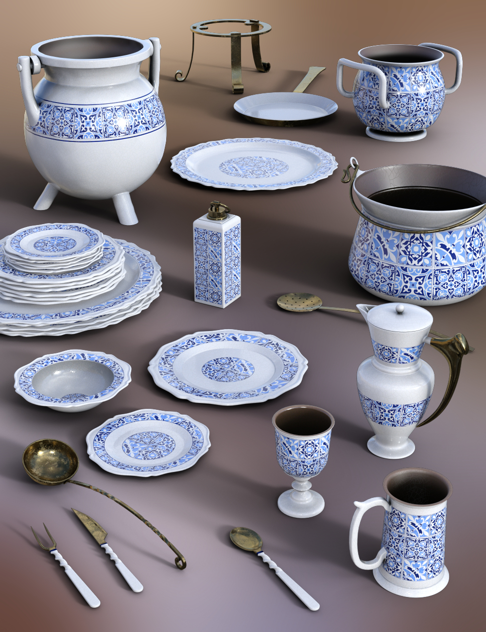 Kitchenware Collection | Daz 3D