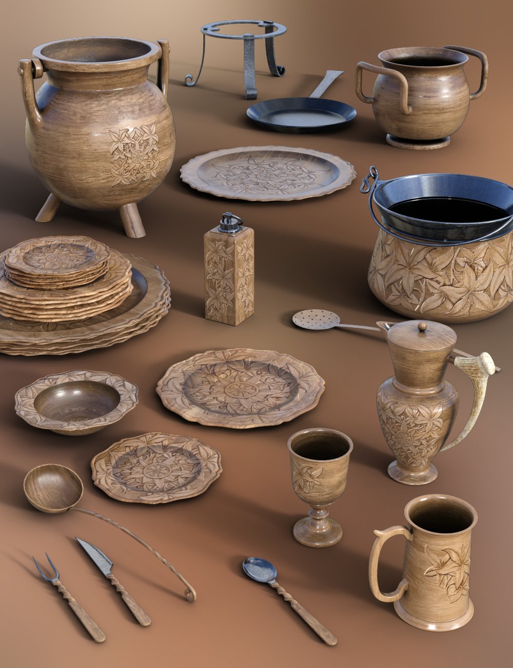 Kitchenware Collection | Daz 3D