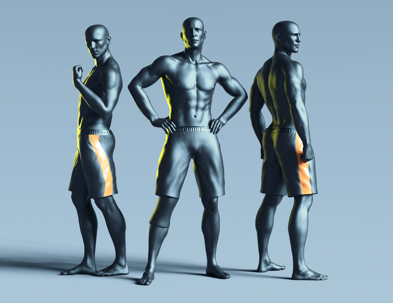Still Standing Poses for Genesis 8 Male | Daz 3D