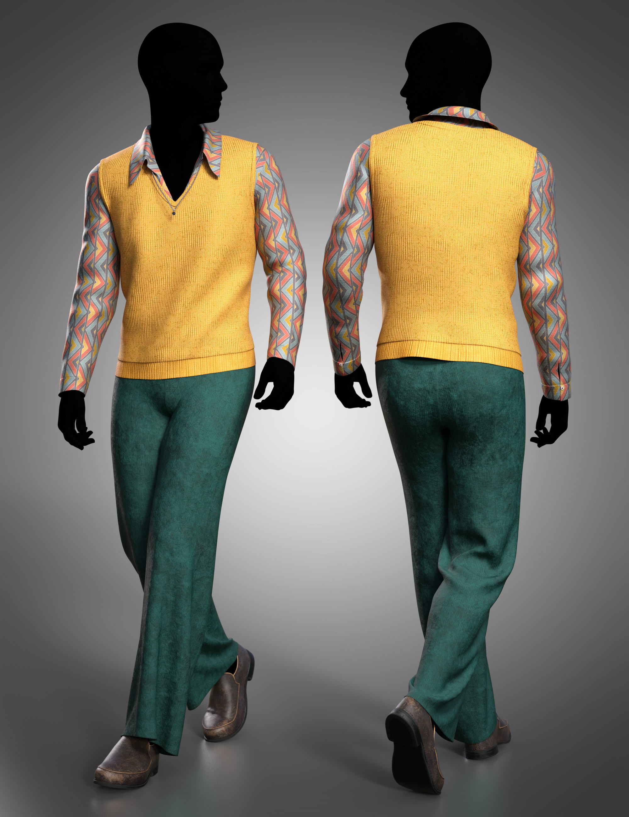 dForce Freddie Gold for Genesis 8 Male | Daz 3D