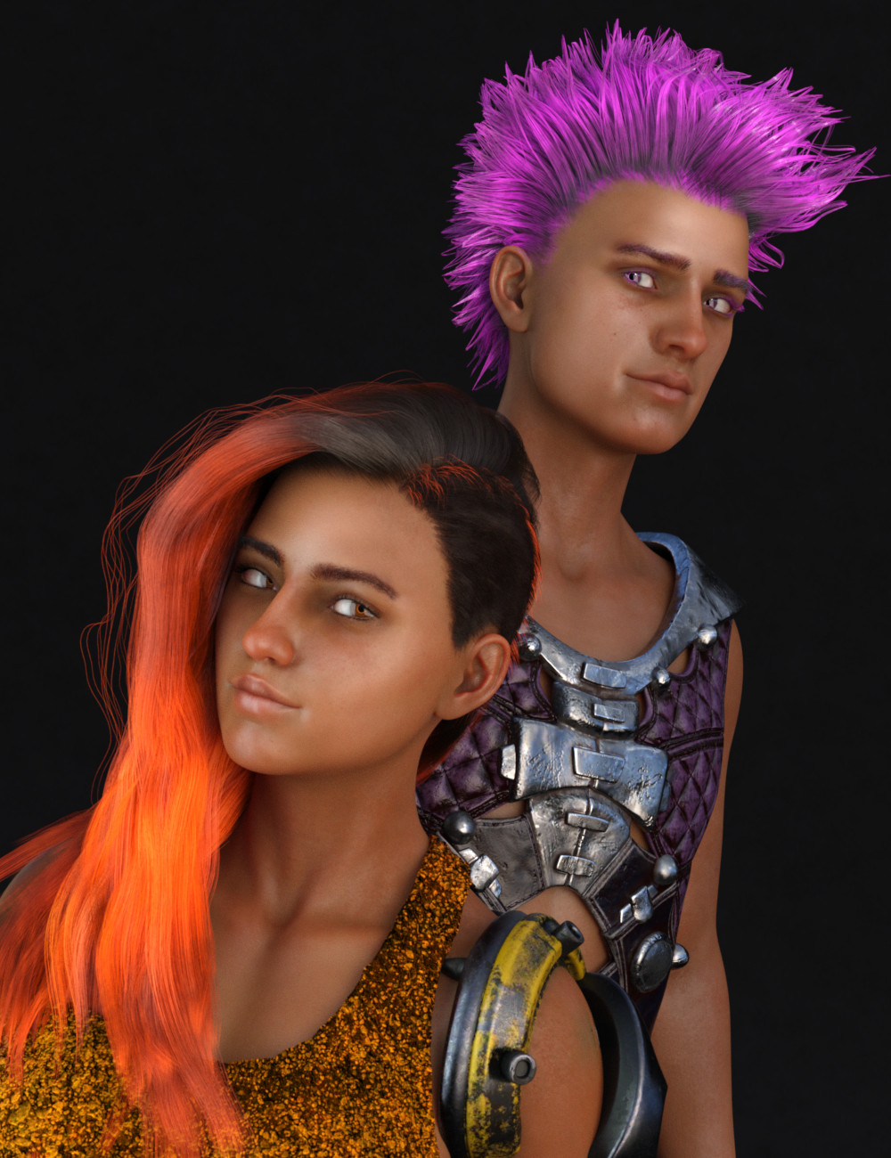 FSL Realistic Hair Shaders for Iray and Filament | Daz 3D