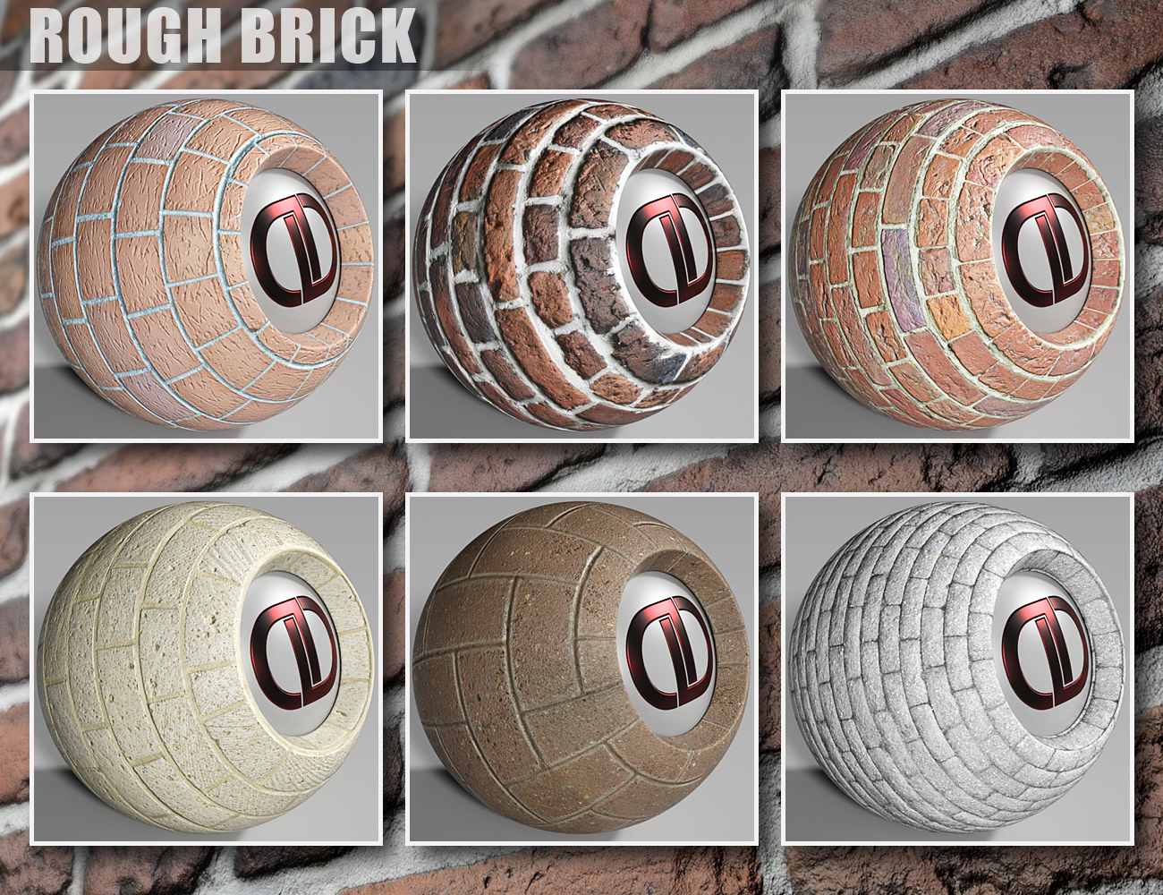 DD PBR Brick Shaders for Iray | Daz 3D