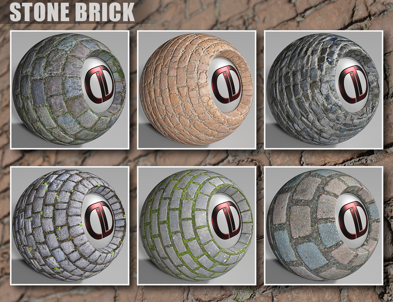 DD PBR Brick Shaders for Iray | Daz 3D