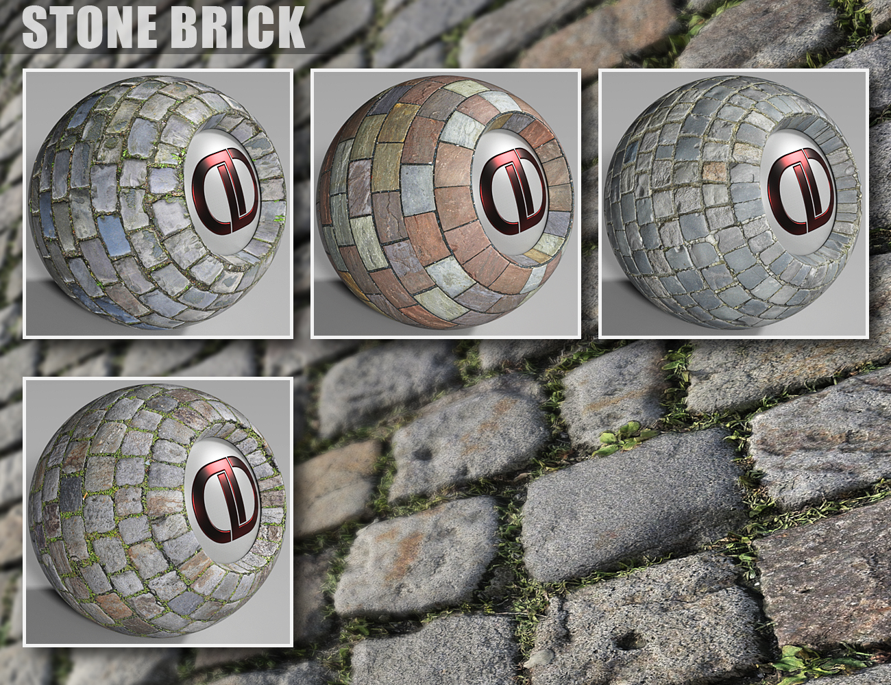 DD PBR Brick Shaders for Iray | Daz 3D