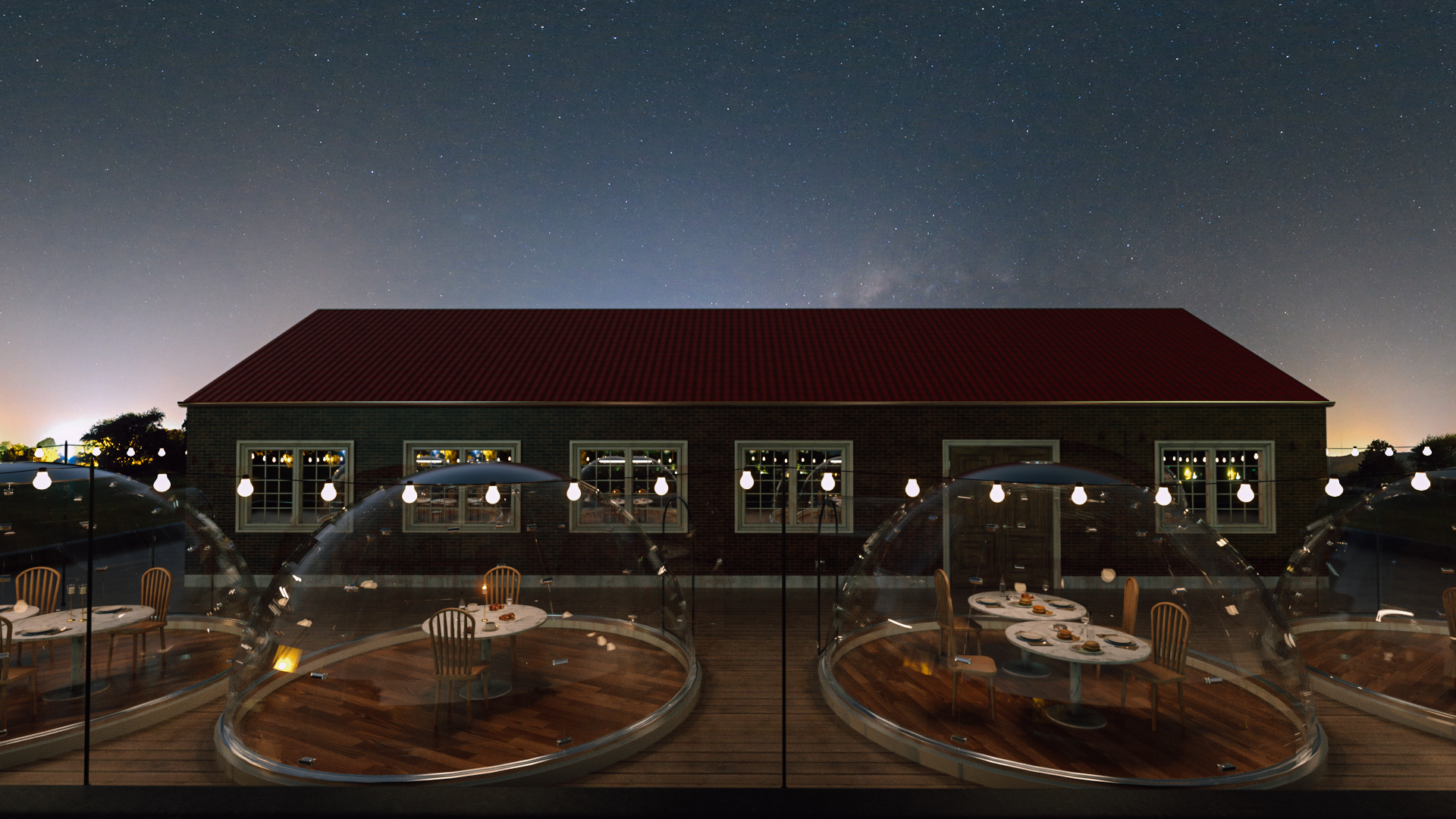 Social Distance Restaurant | Daz 3D