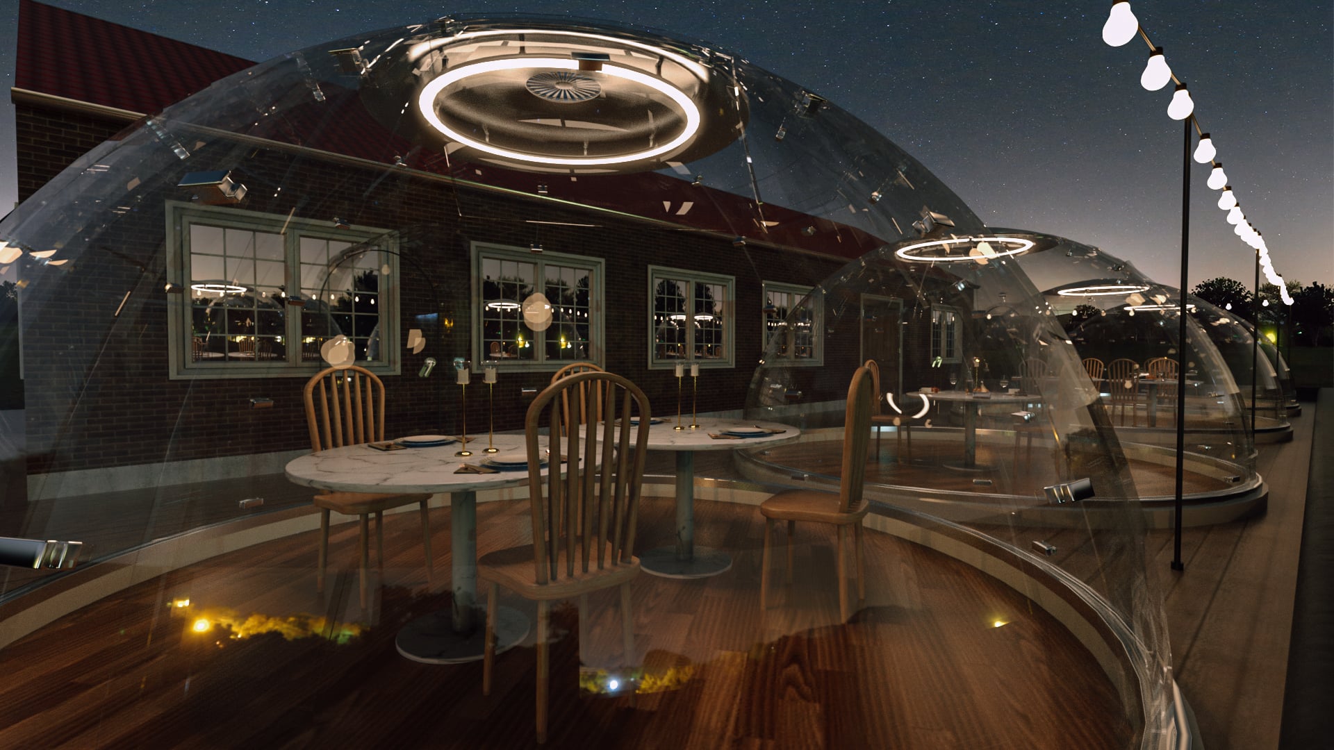 Social Distance Restaurant | Daz 3D