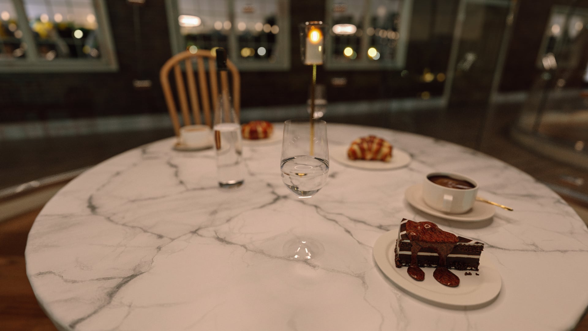 Social Distance Restaurant | Daz 3D