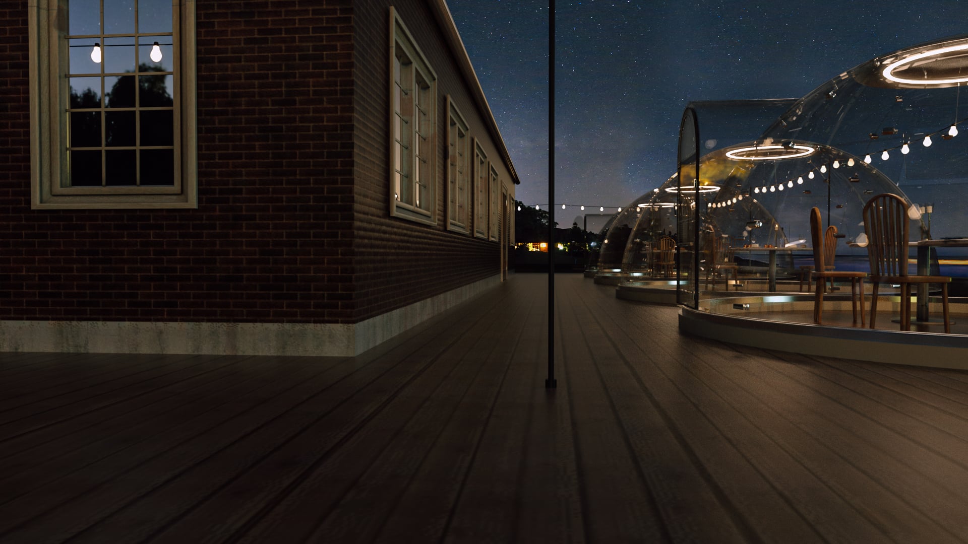 Social Distance Restaurant | Daz 3D