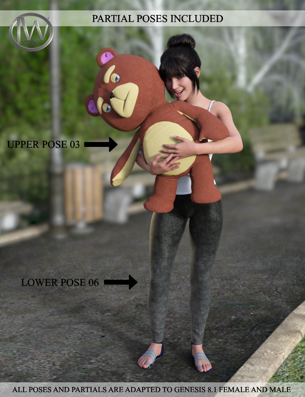 Carry It - Poses for Genesis 8.1 | Daz 3D