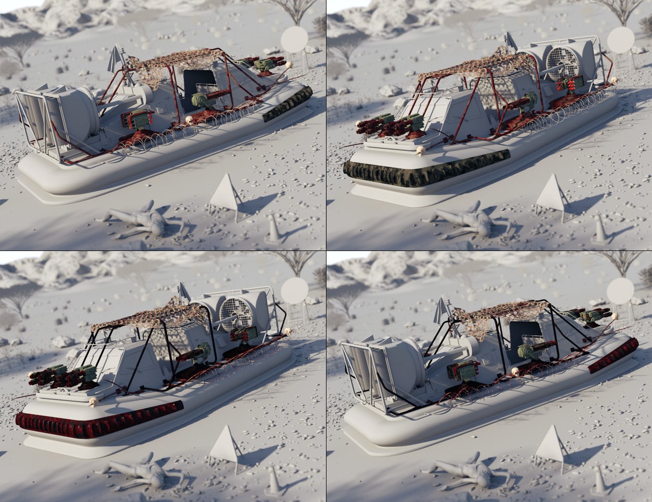 Z Rescue Hovercraft | Daz 3D