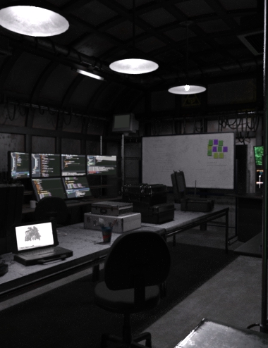 FG Hacker Bunker | Daz 3D