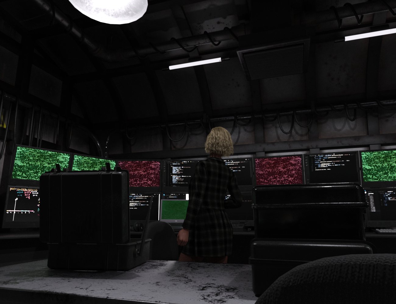 FG Hacker Bunker | Daz 3D