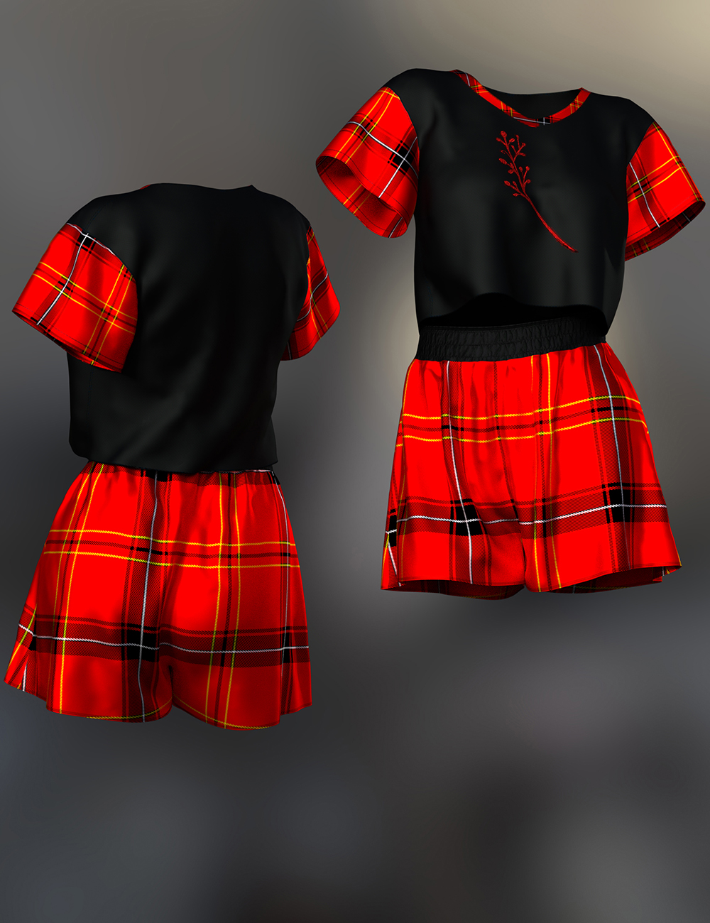 dForce Lily Outfit Texture Expansion | Daz 3D