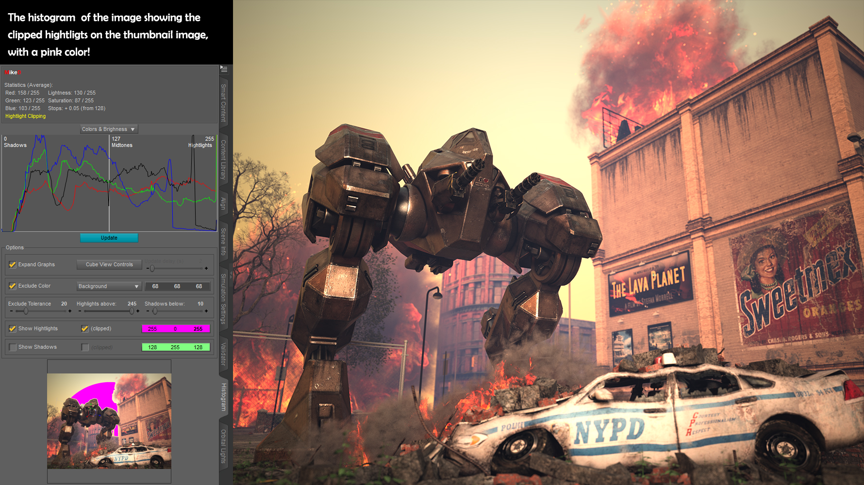 Histogram Plugin (PC) | Daz 3D