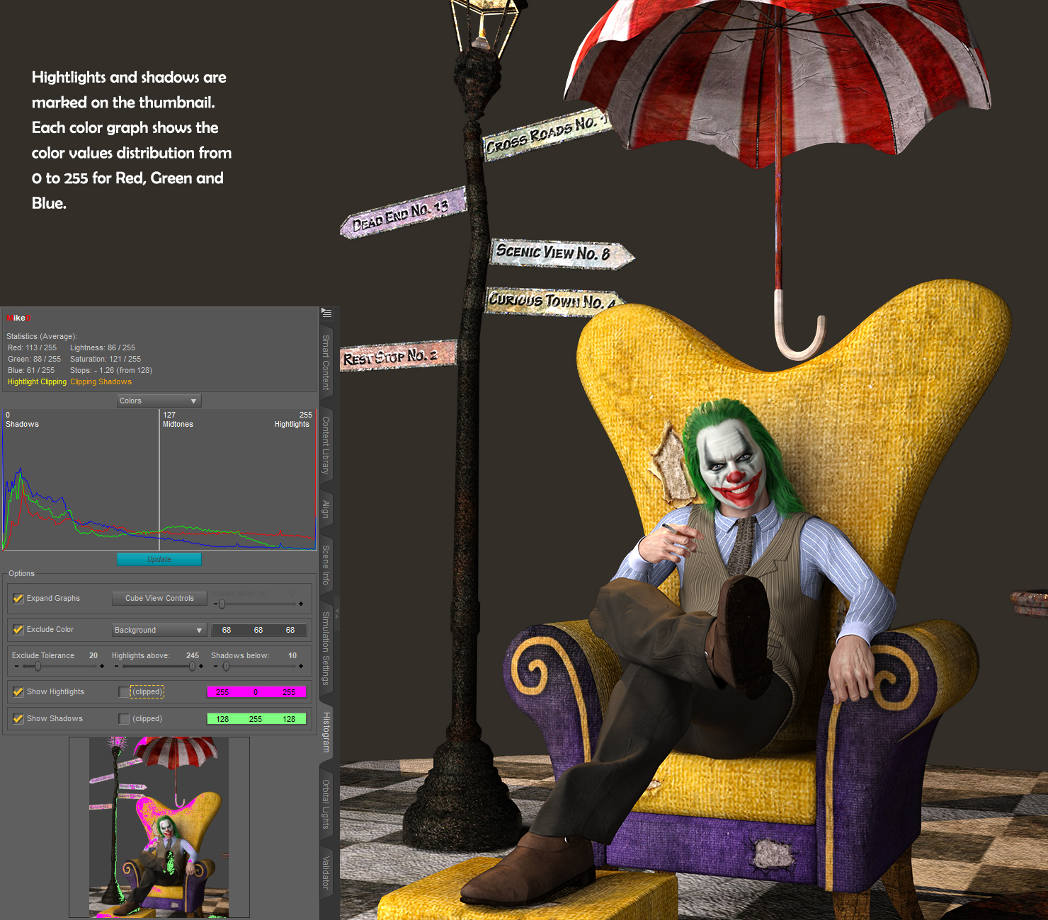 Histogram Plugin (PC) | Daz 3D