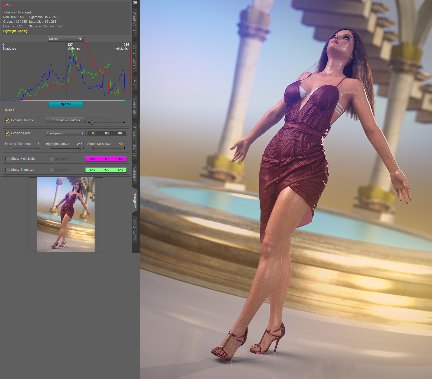 Histogram Plugin (PC) | Daz 3D