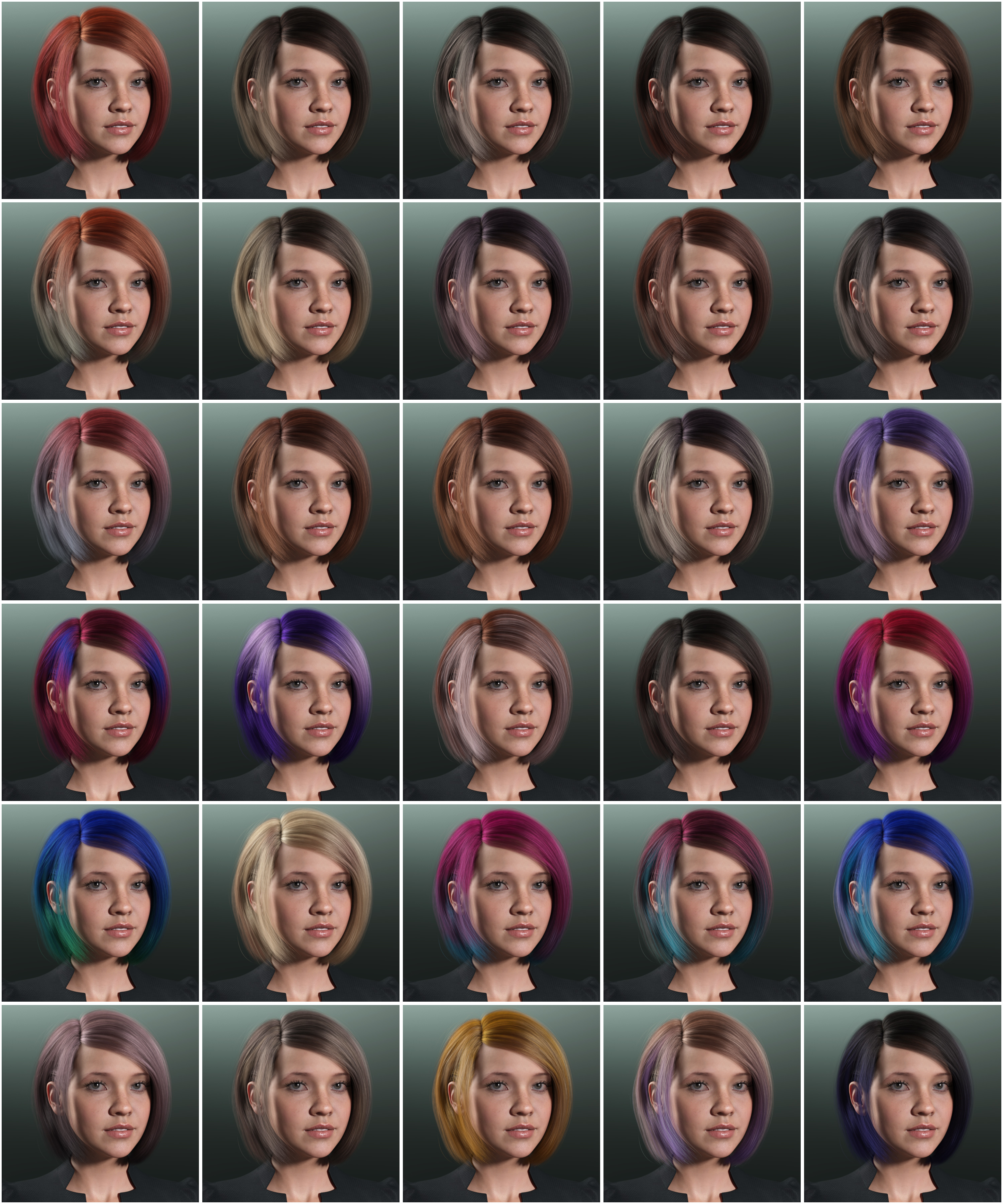 2021-08 Hair Texture Expansion | Daz 3D